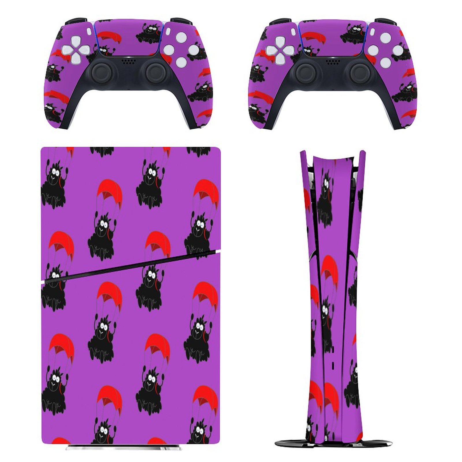 Black Sheep, Parachutes, Christmas PS5/PS5 Slim Digital Disc Skin ...