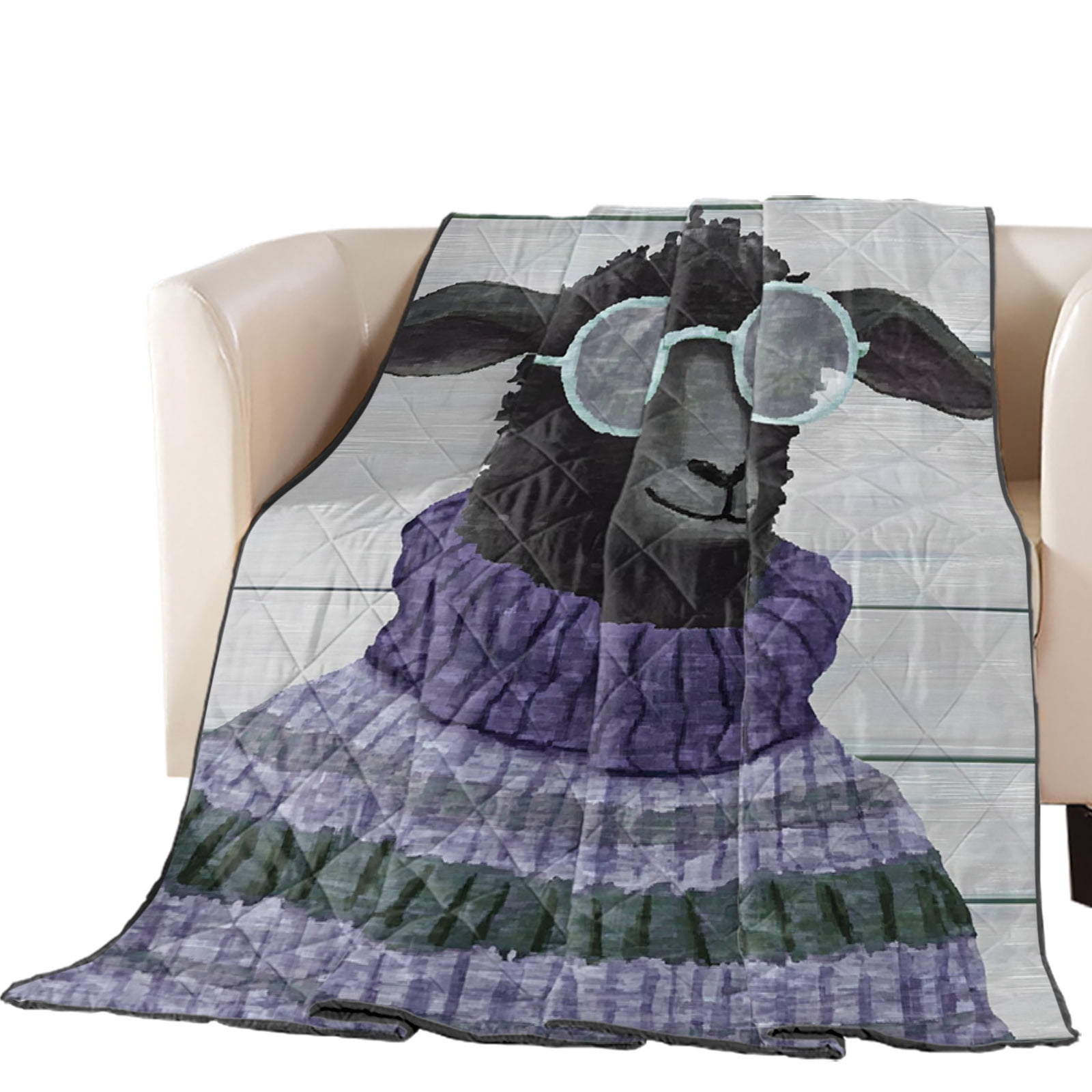 Black Sheep Quilted Comforters Cooling Blanket California King Size ...