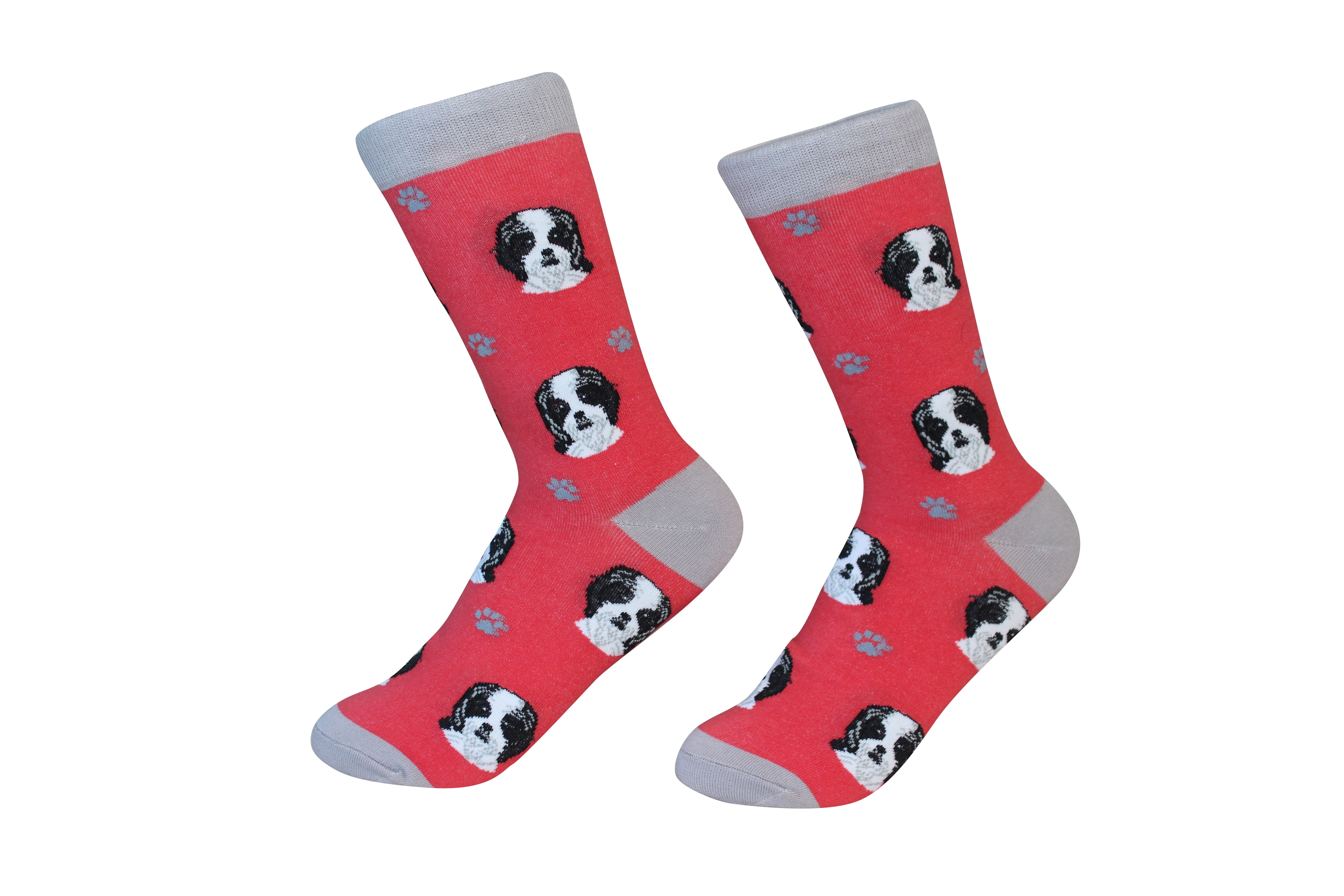 Black Shih Tzu Dog Breed Socks Unisex Sock Daddy by E&S Pets - Walmart.com