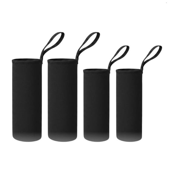 Black Shockproof Heat Resistant Glass Cup Covers Fabric Insulated ...