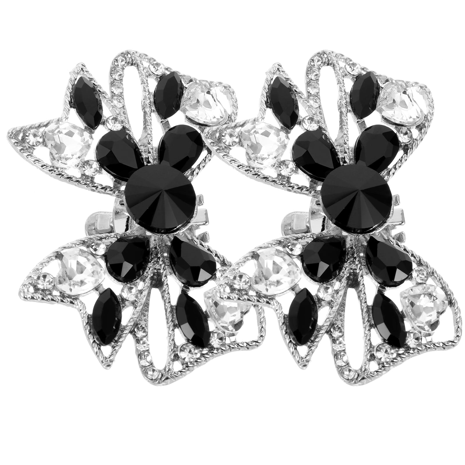 Black Shoe Clip Orange Clips Bow Buckle Mother Women's - Walmart.com