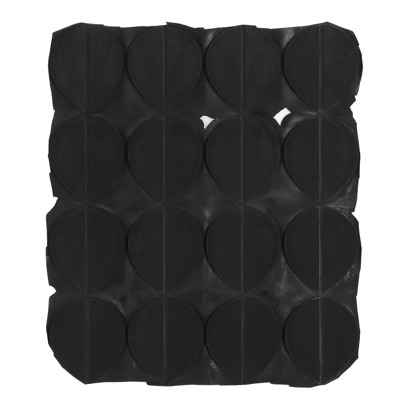 Black Shoe Sole Repair Patches, 16 Pairs, Rubber Slip Resistant ...