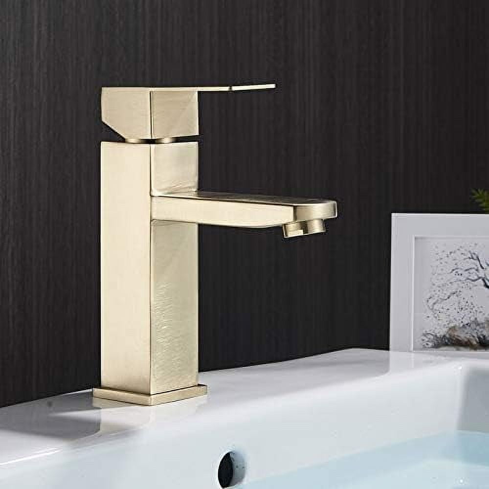 Black Short or Tall Basin Sink Faucet Hot Cold Kitchen Mixer Deck ...