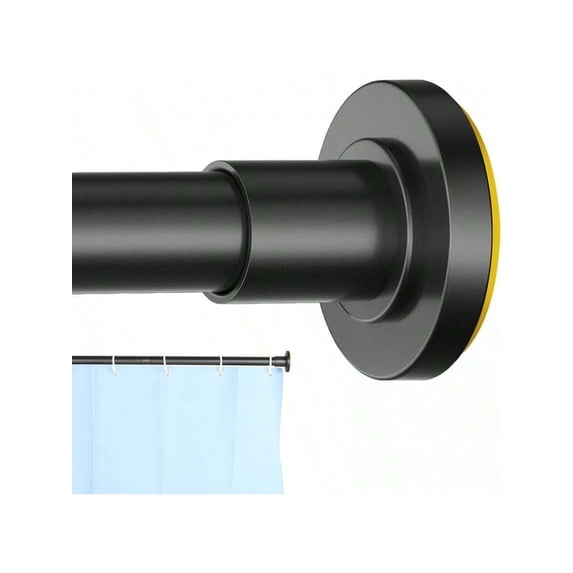 Black Shower Curtain Rod 31 To 80 Inch,1 Inch Diameter Adjustable ...