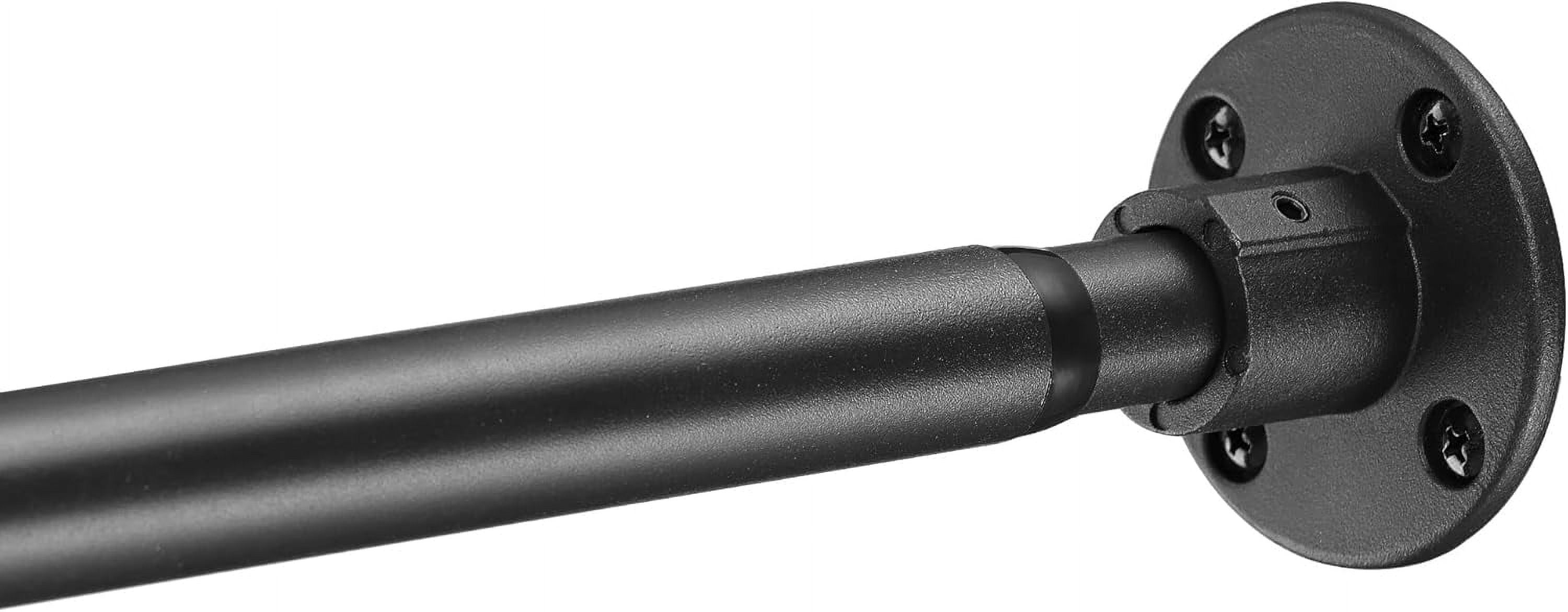 Black Shower Curtain Rod, Screw In Shower Rod for Bathroom Heavy Duty ...