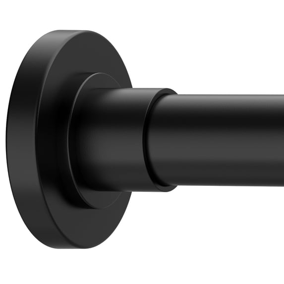 Black Shower Curtain Rods - 31-80 Inch Spring Tension For Bathroom ...