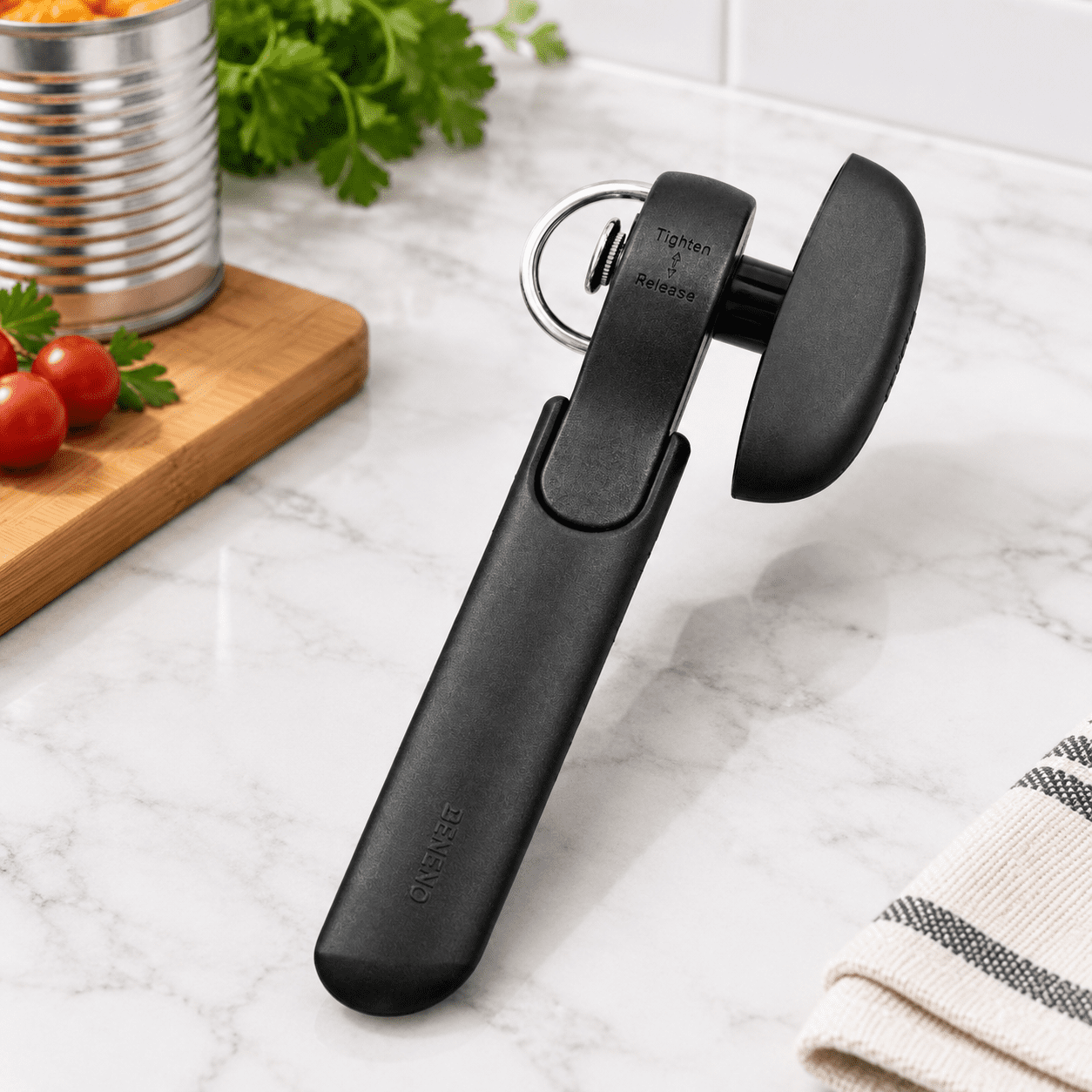 Black Side Cut Manual Can Opener, Smooth Edge No Edges, Effortless Can ...