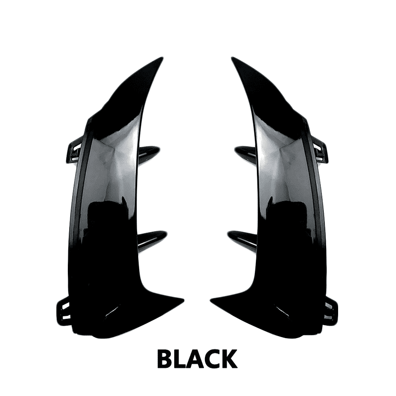Black-Side Vent Cover Canard Spomicrophone for Rear Bumper, Mercedes ...