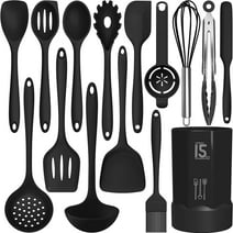 Ayesha Curry Tools and Gadgets Cooking Utensil Set, 4-Piece, Redwood ...