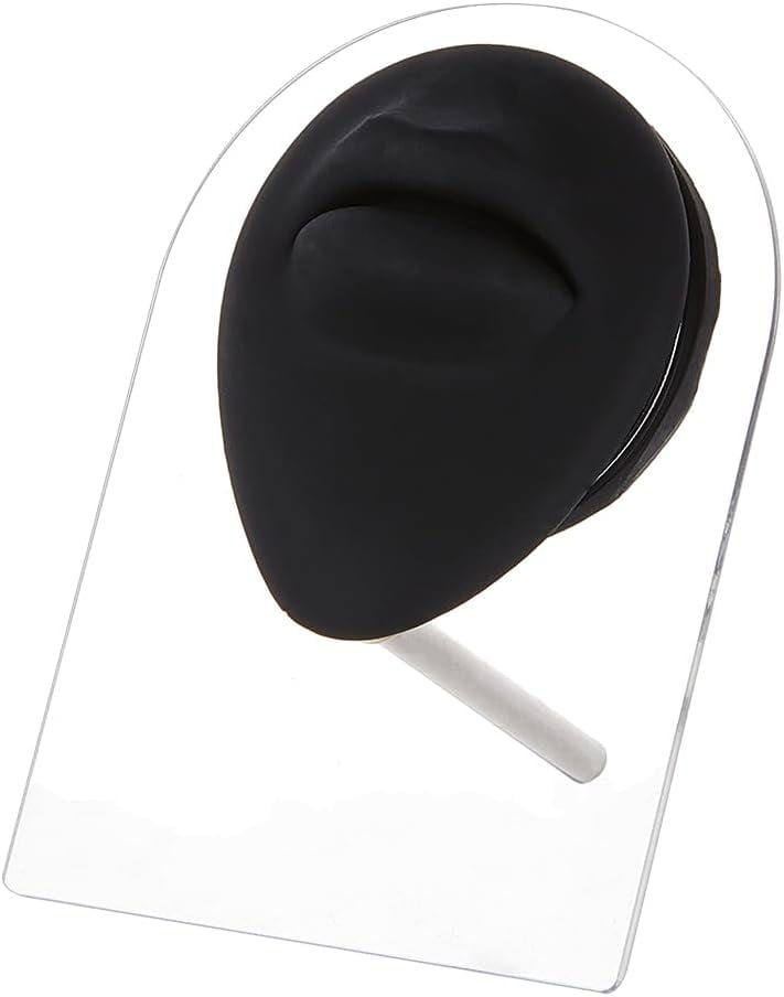 Black Silicone Mouth Model with Acrylic Display Stands Soft Silicone ...