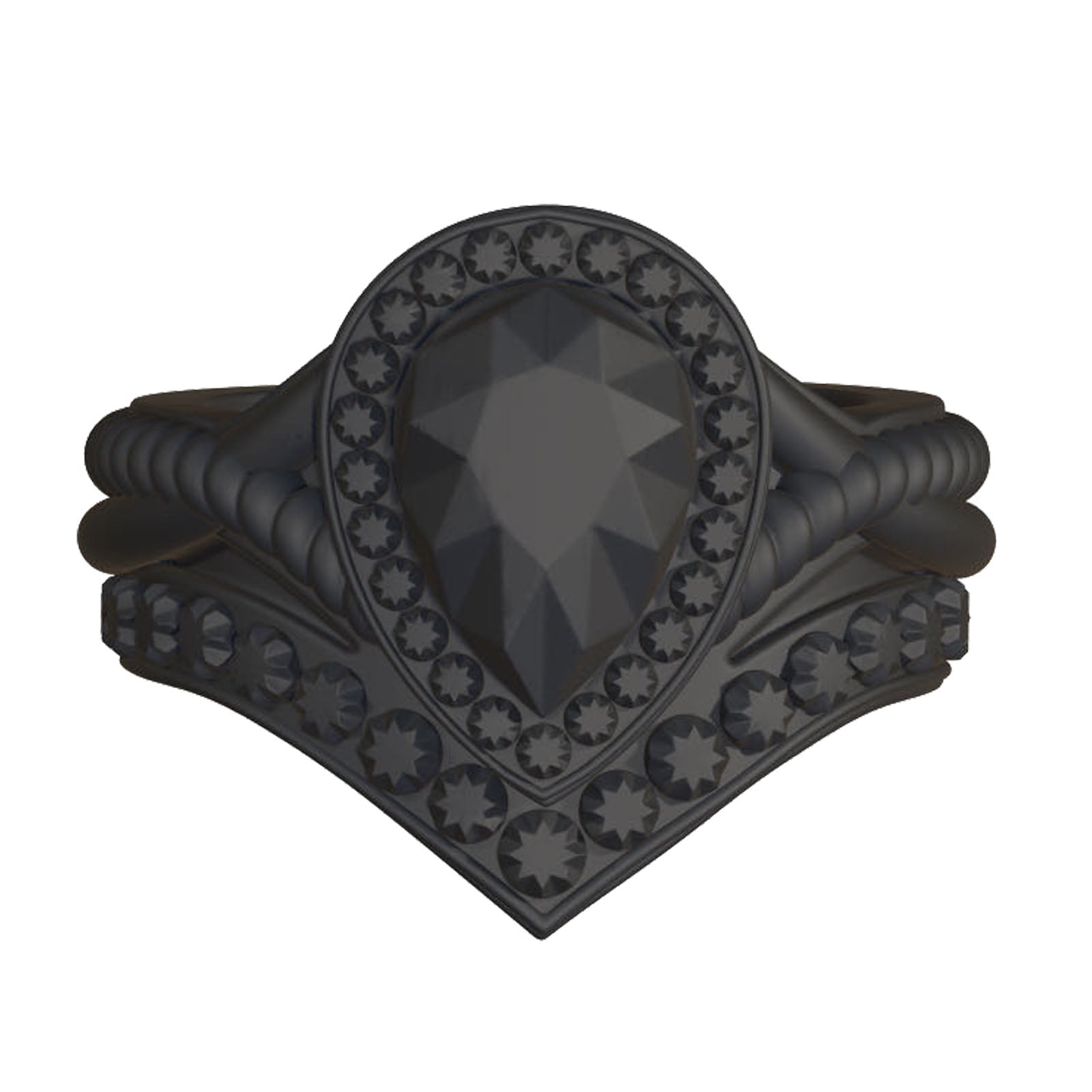 Black Silicone Ring for Women Rubber Ring Wedding Ring Sets for Women ...