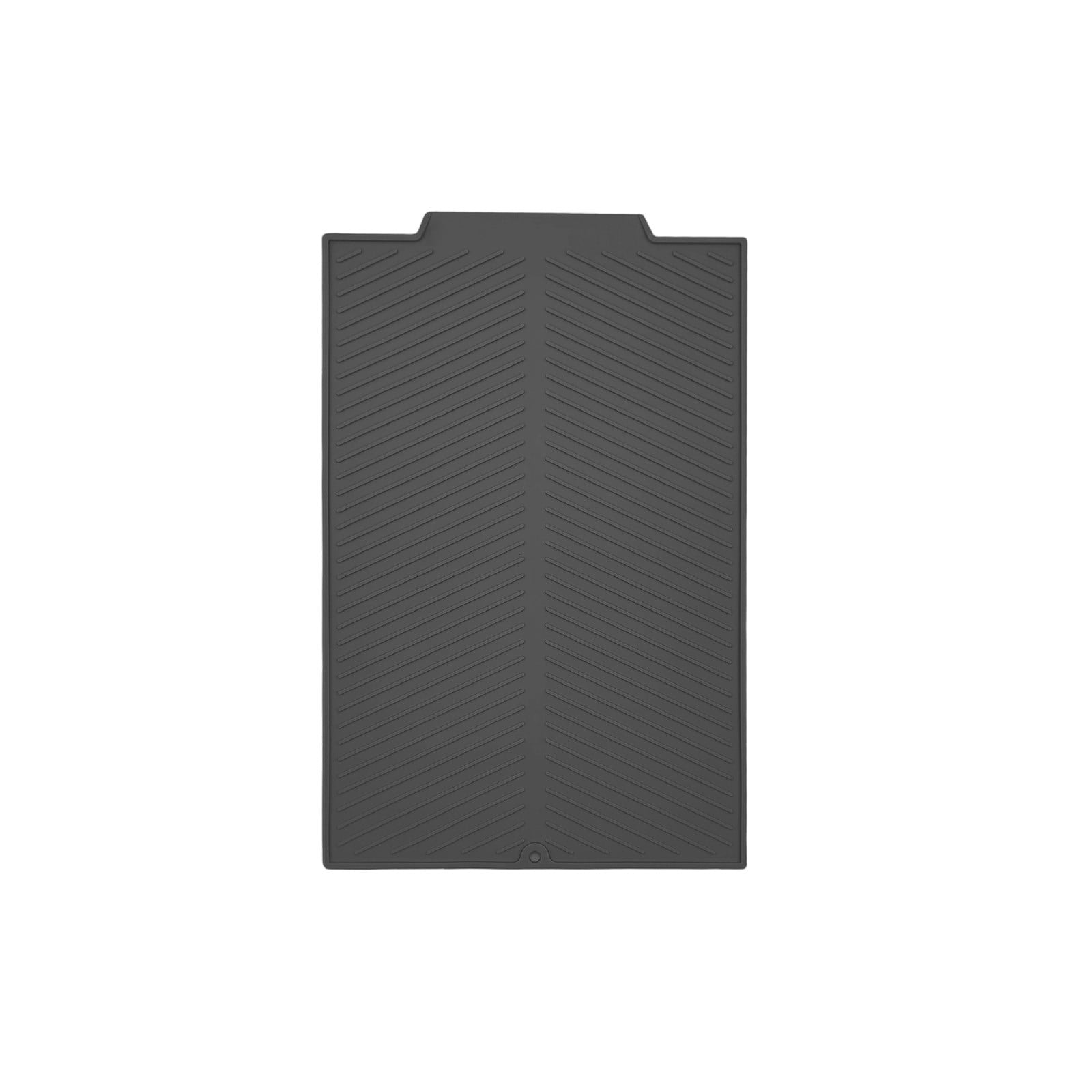 Black Silicone Twill Drip Mat Kitchen Sink Drip Mat Tableware Fruit ...