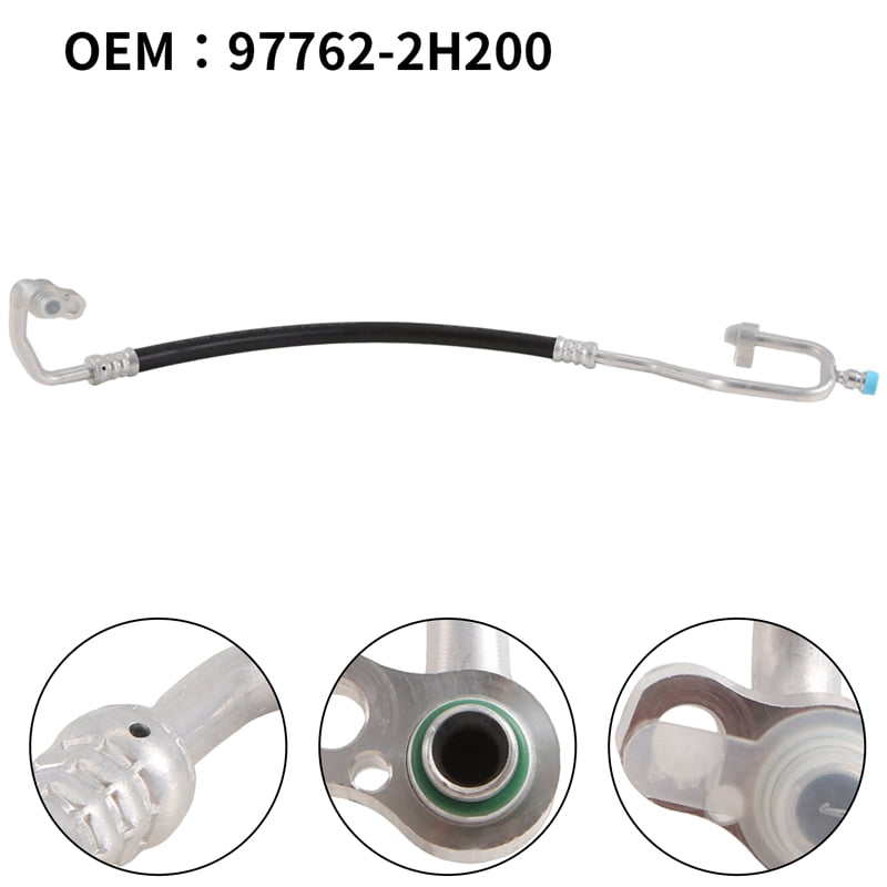 Black Silver-Car Air Conditioner Discharge Hose, For Hyundai Elentra ...
