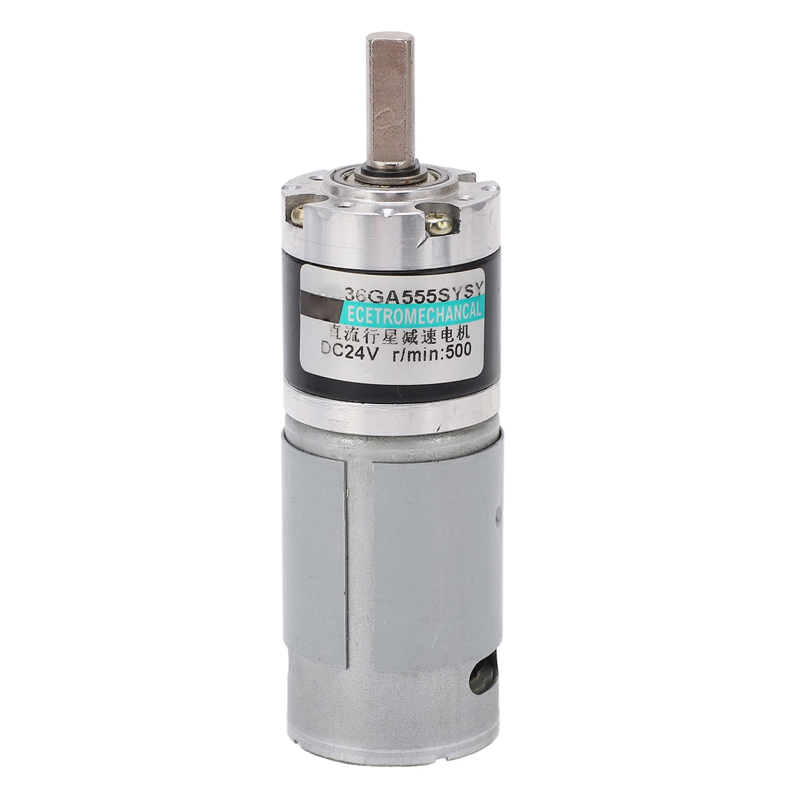 Black Silver Mini Gear Motor Low Noise High Torsion Robust Stable ...