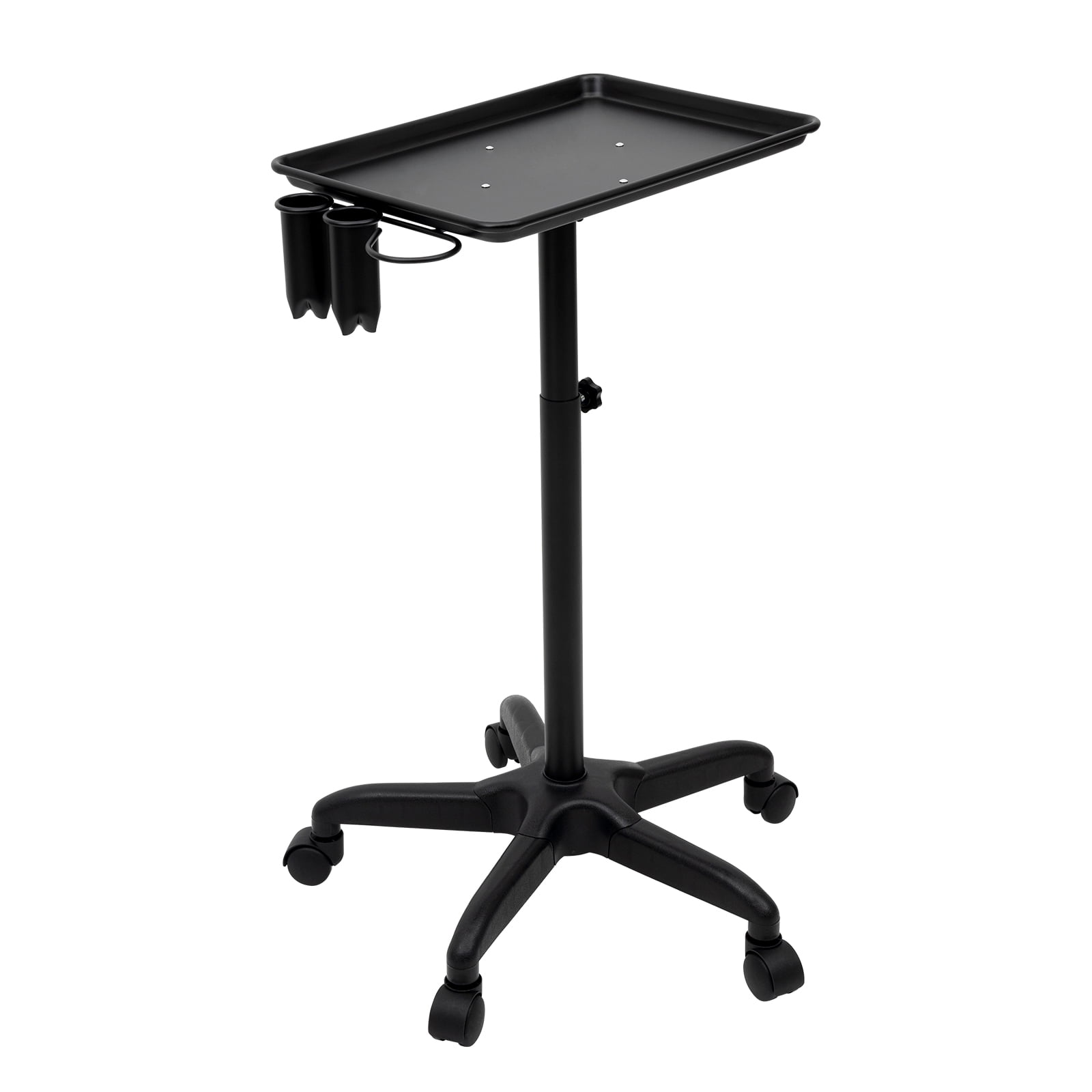 Beauty Salon Trolley Cart Aluminum Hair Tray Cart Trolley with Wheels ...