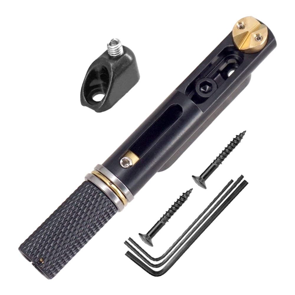 Black Single Headless Guitar Bridge (Black Single Pack) - Walmart.com