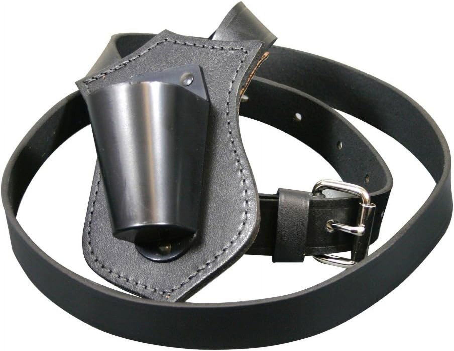 Black Single Leather Sling Carrying Belt Color Guard Parade Flagpole ...