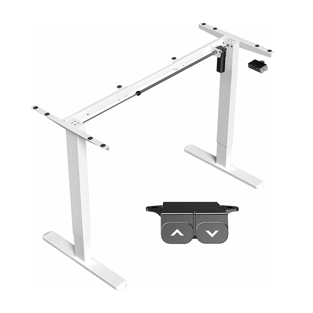 Black Single Motor Base, Ergonomic Standing Stand Up Desk Frame ...