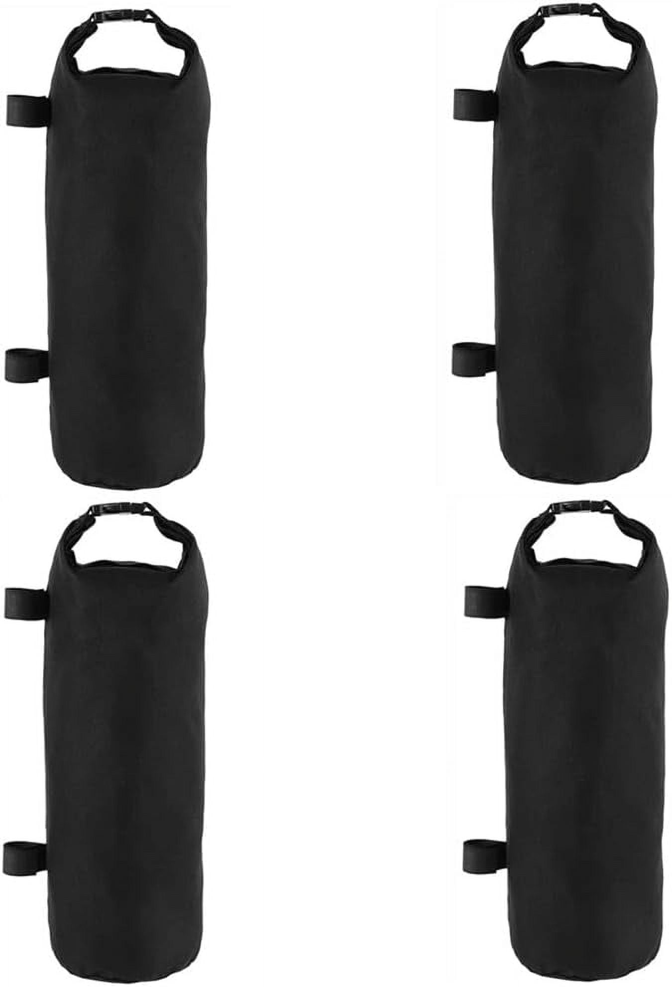 Black Single Tube Sand Bags for Canopy Tent Legs Easy Stability and ...