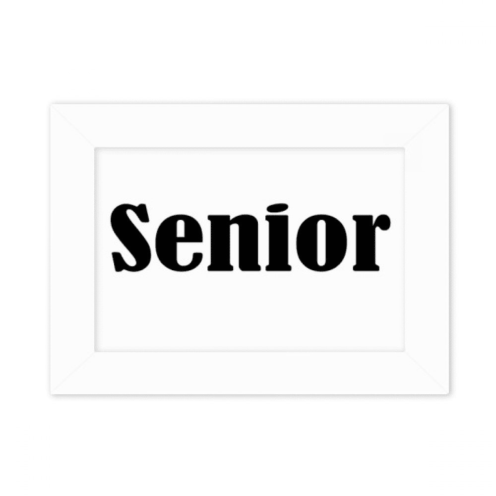 Black Single Words Senior Photo Mount Frame Picture Art Painting ...