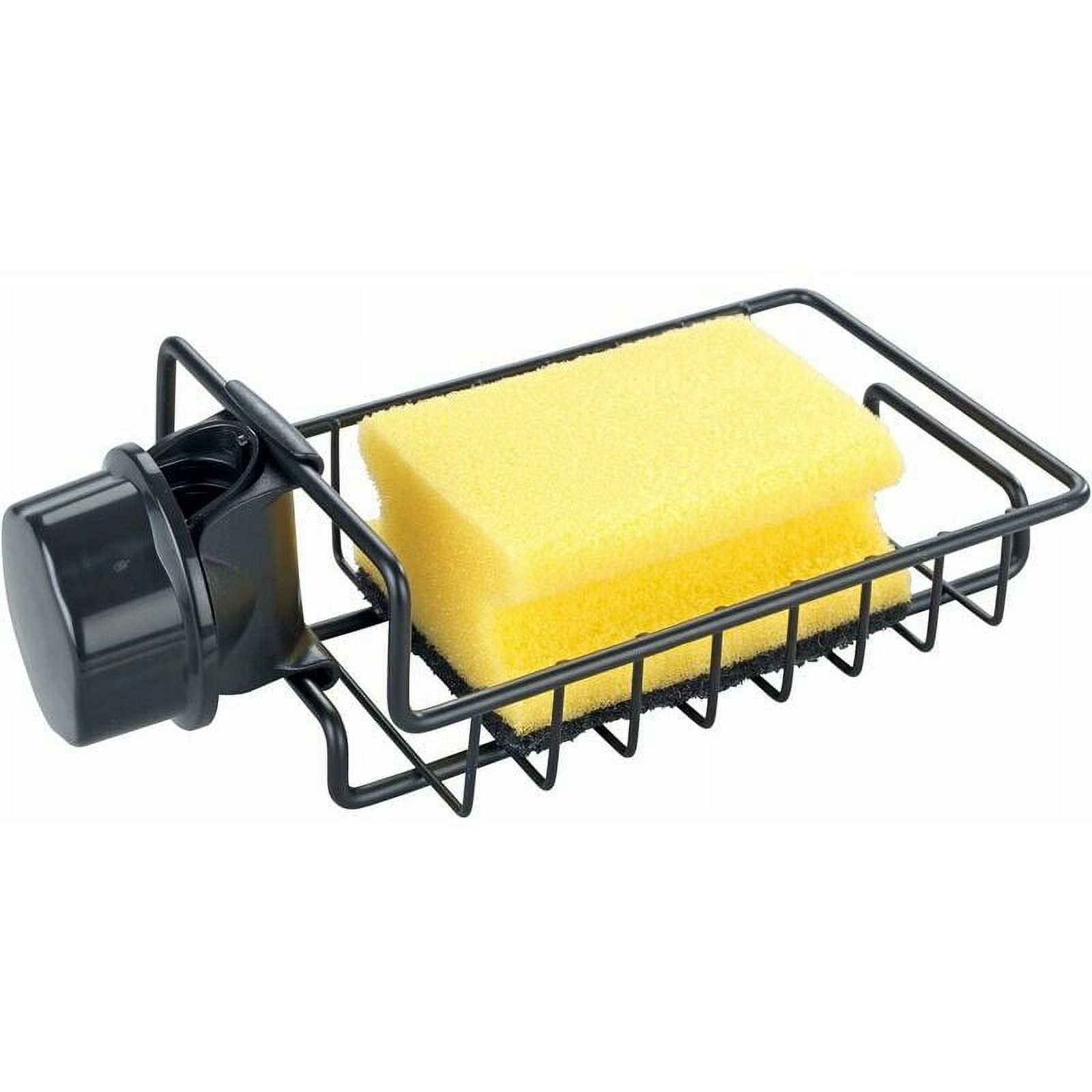 Black Sink Organizer, Faucet Sponge Holder, Storage for Dish Soap and ...