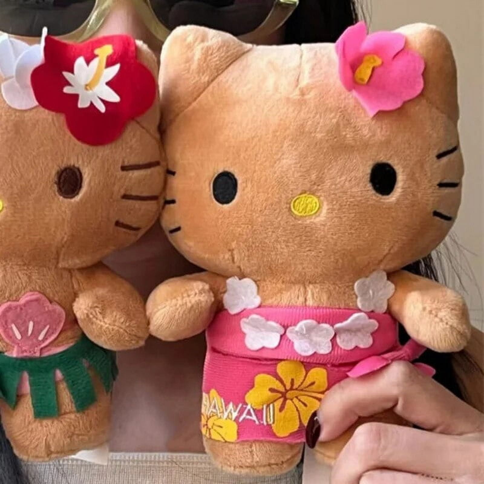 Black Skin Hello Kitty Plushie Dolls Hawaiian Collection Sanrio Kawaii ...