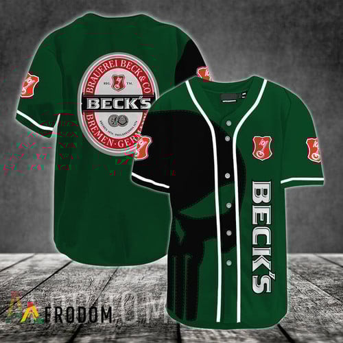 Black Skull Beck's Baseball Jersey - Hot Sale 2026 - Walmart.com