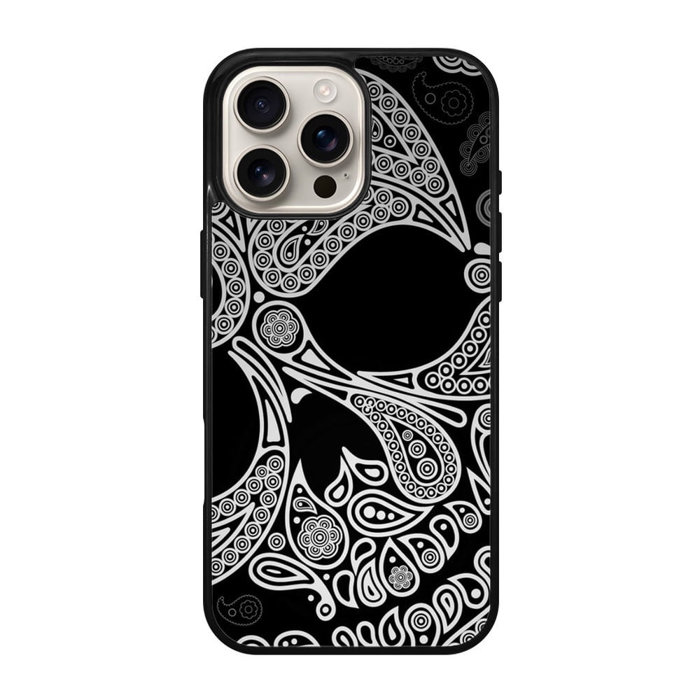 Black Skull Phone case, Phone Case For iPhone 16 15 14 13 12 11 series ...