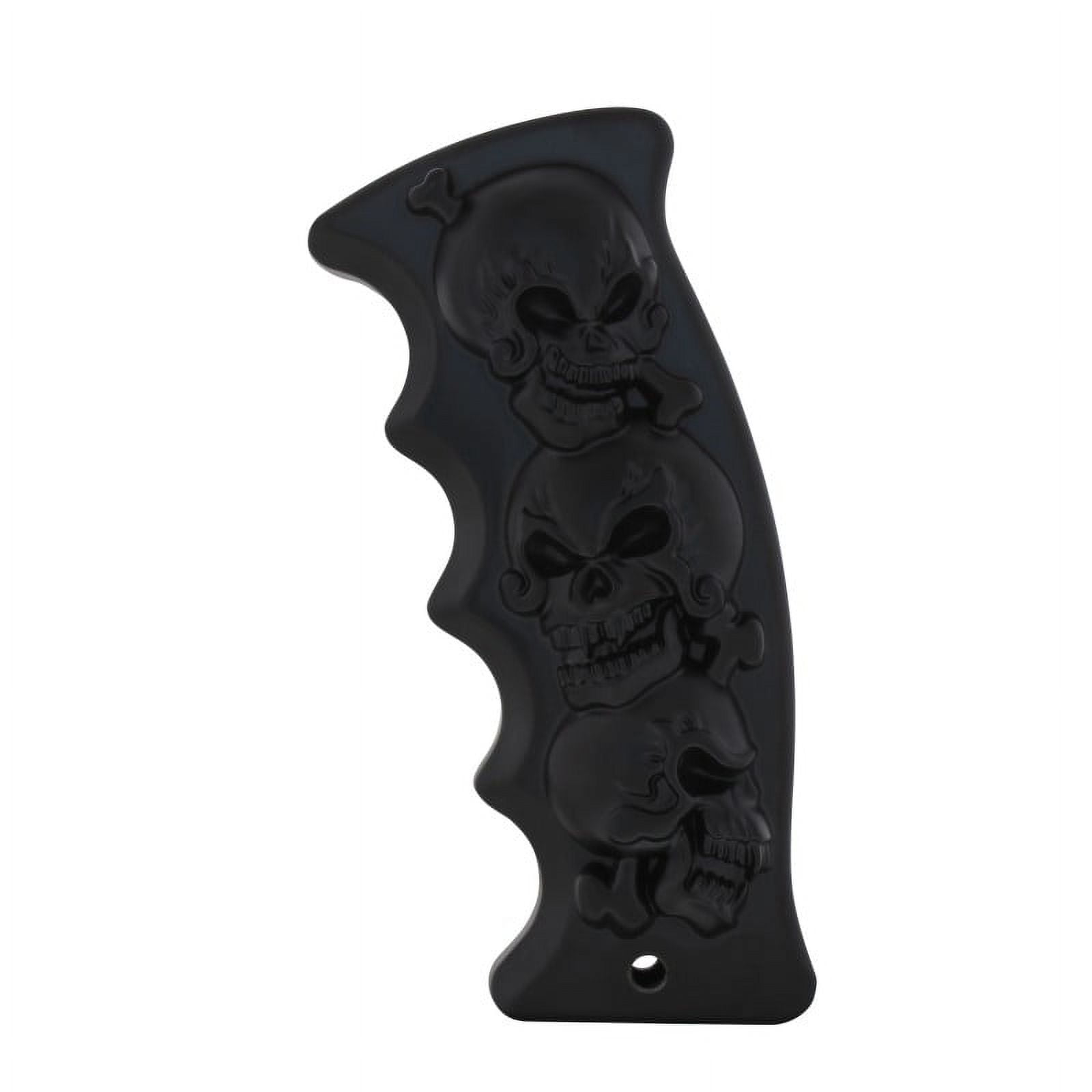 Black Skulls Pistol Grip Gearshift Knob - Walmart.com