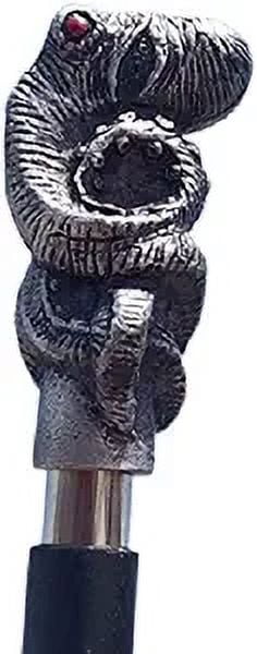 Black Sky Nautical Octopus Head Handle Walking Stick Cane Natural Wood ...