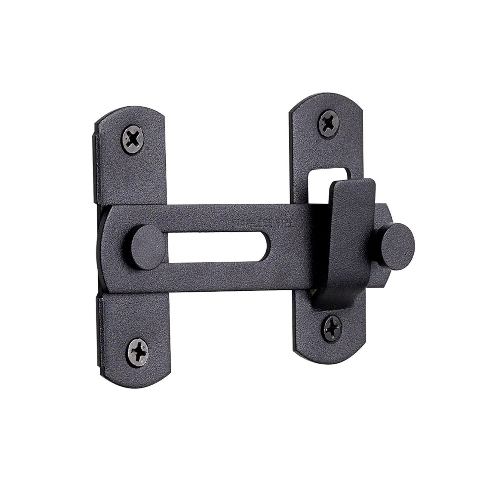 Black Sliding Barn Door Lock for Barn Door, Fence Door, Bedroom Door ...