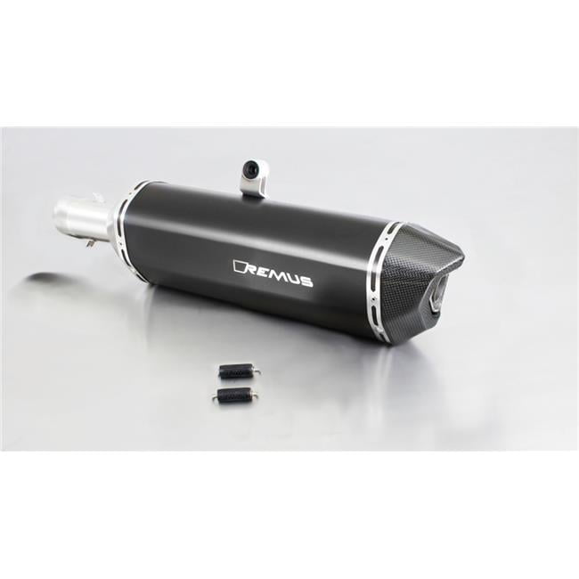 Black Slip on Exhaust for 2008-2012 BMW F 650 GS E8GS 52 kW Black Hawk ...