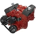 Black Small Block Chevy Serpentine Kit with Electric Water Pump ...