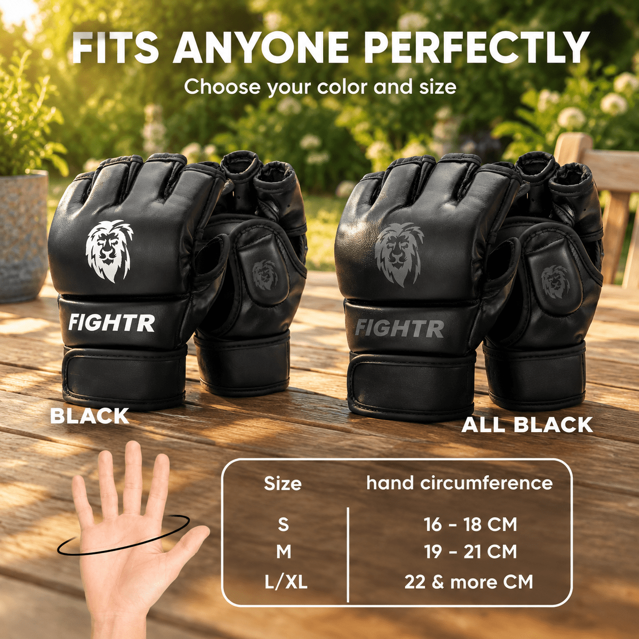 Black Small Boxing Gloves for MMA Grappling Sparring Kickboxing Martial ...