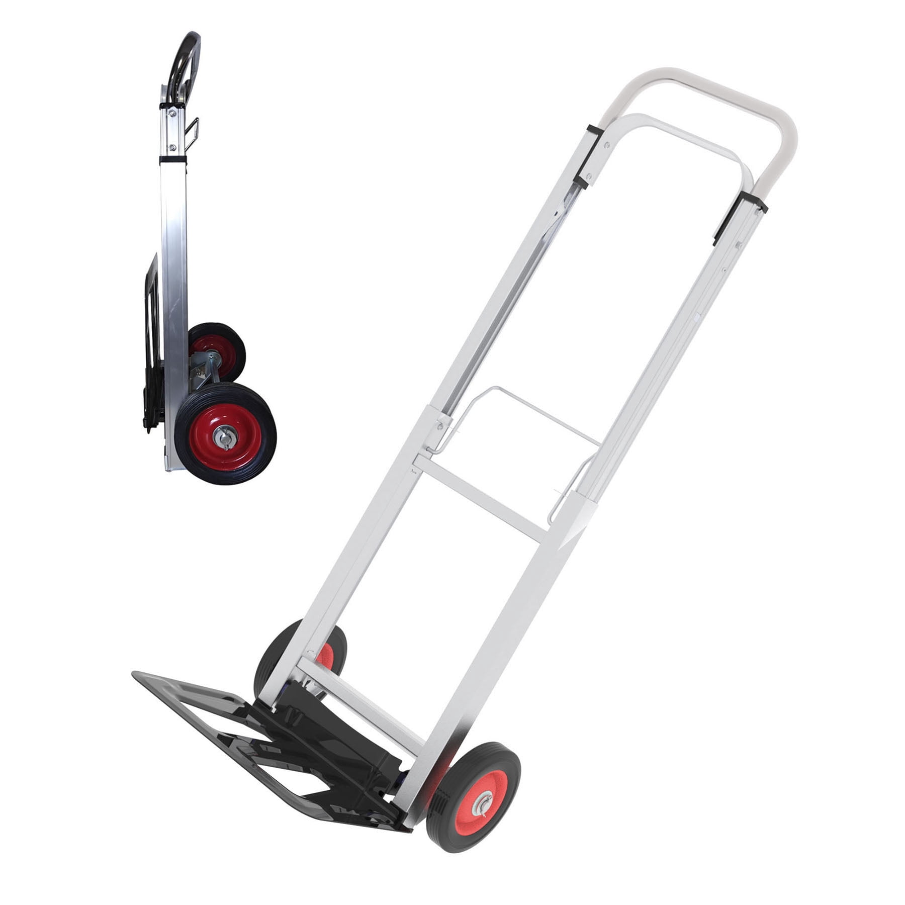 Black Small Handtruck Dolly with Lightweight Aluminum Frame – Easy to ...
