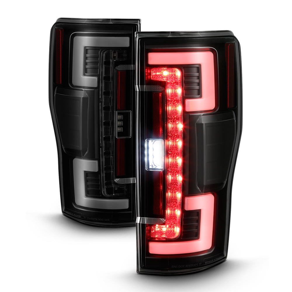 Black Smoked 2017-2018 Ford F250 F350 SuperDuty Full LED Tube Tail ...