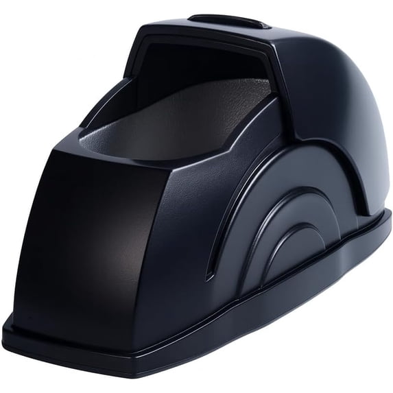 Black Smokeless Car Ashtray with Lid Windproof Auto Trash Bin Stainless ...