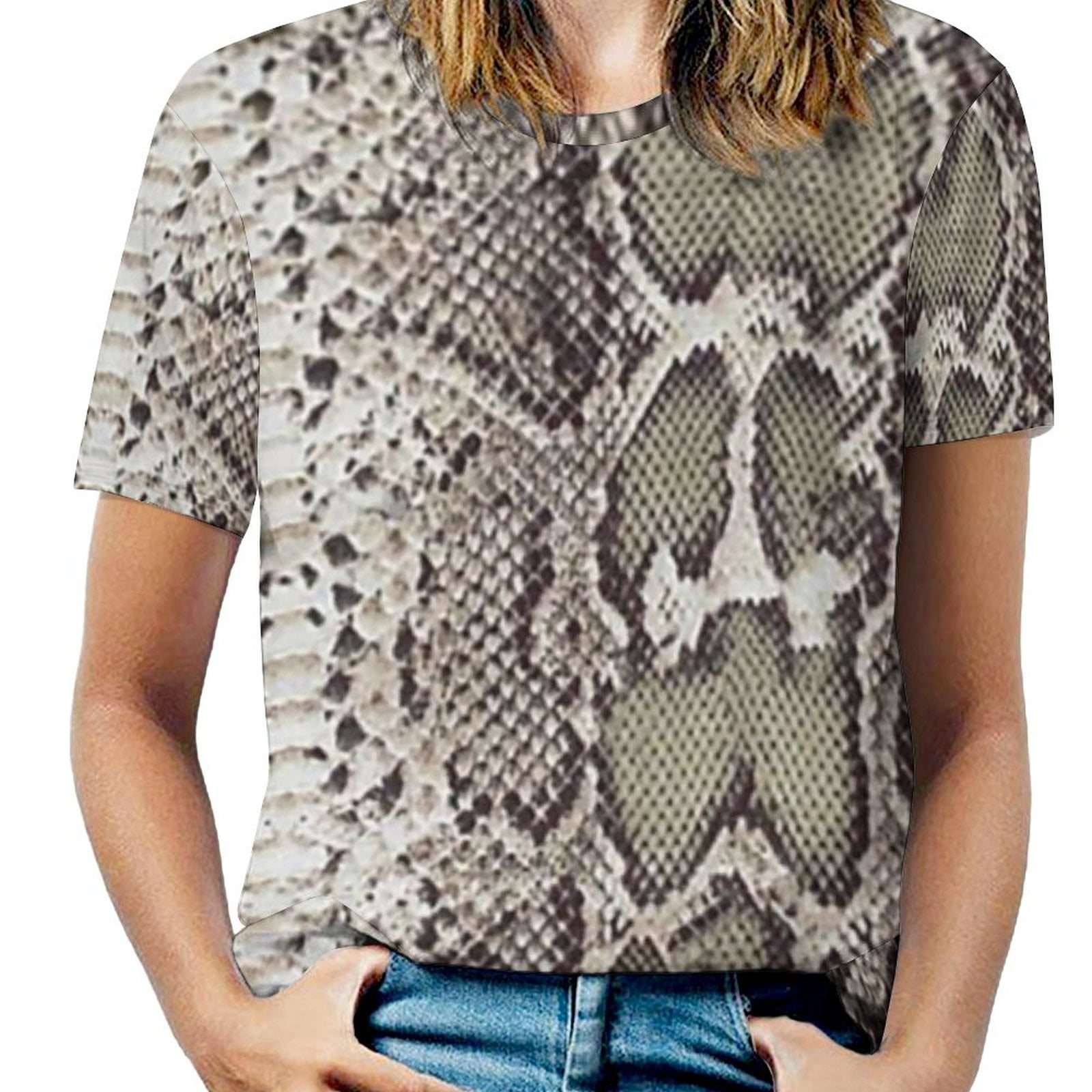 Black Snakeskin Texture T Shirt Toxical Large Cobra And Boa T-Shirts ...