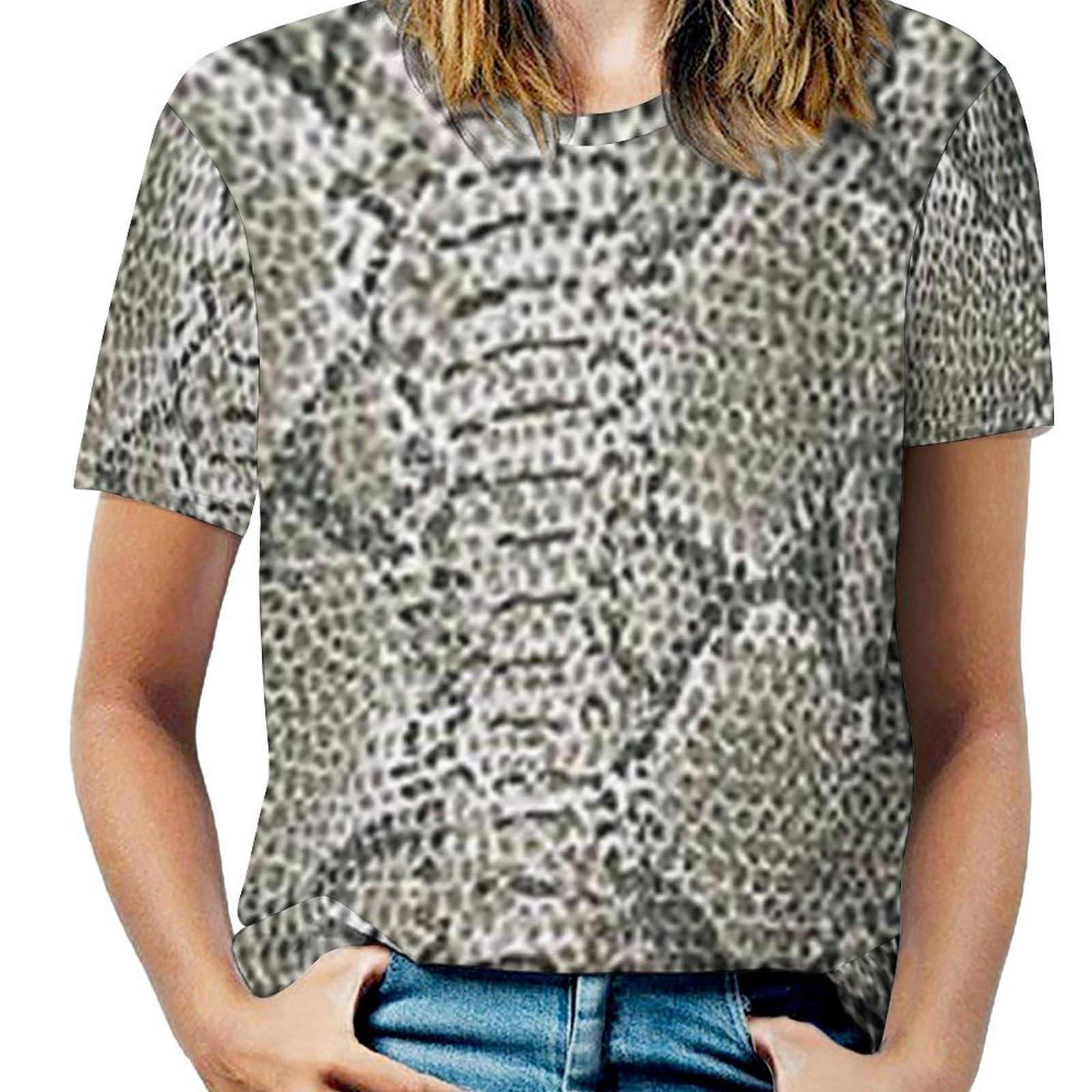 Black Snakeskin Texture T Shirt Toxical Large Cobra And Boa T-Shirts ...