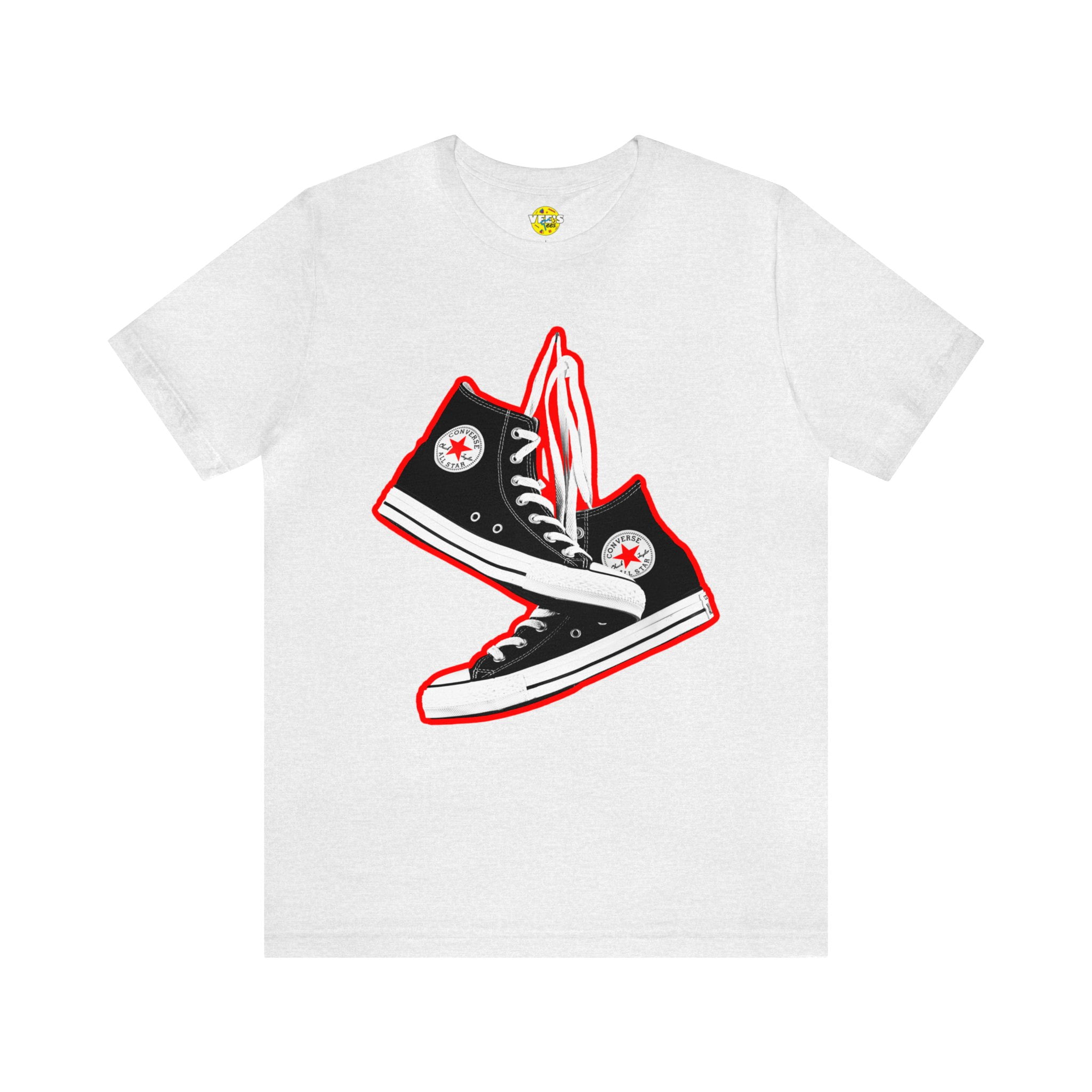 Black Sneakers TShirt - 90s Sneakers Shirt - Converse All Stars ...
