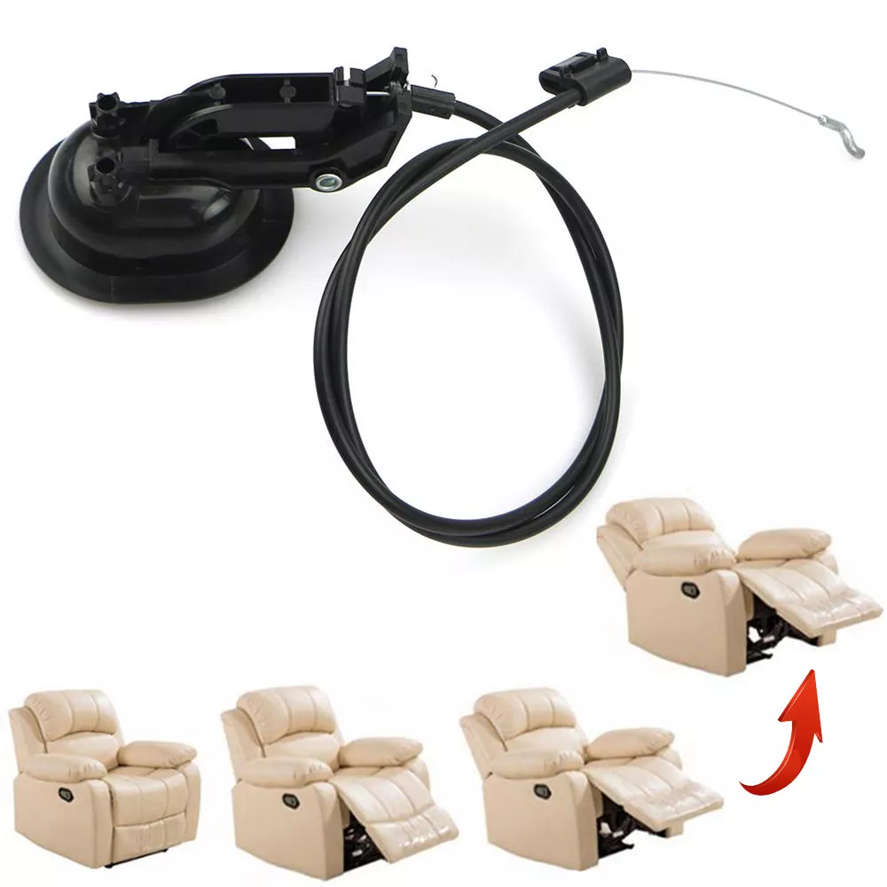 Black Sofa Recliner Release Pull Handle Universal Chair Couch Cable ...