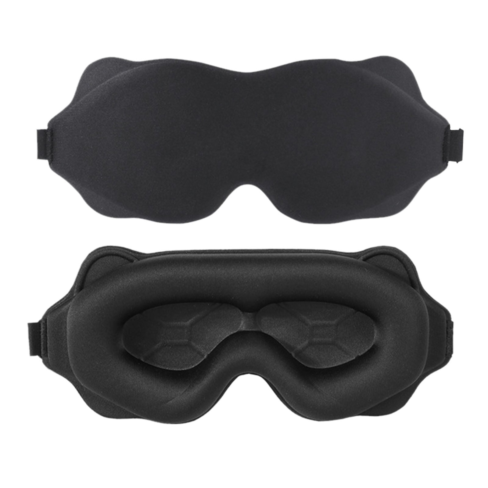 Black Soft And Breathable Eye Mask For Travel Home Sleep - Walmart.com