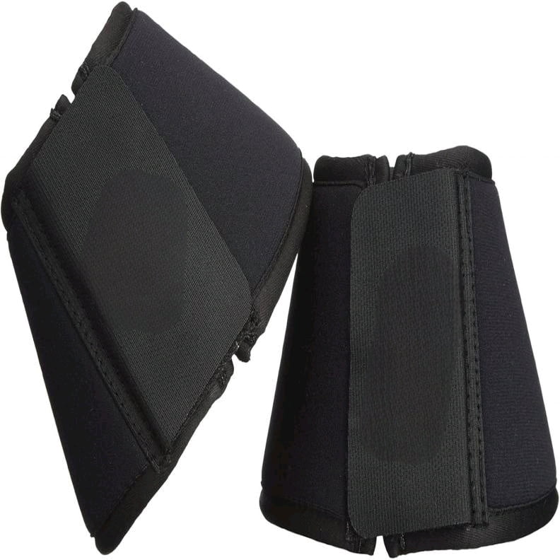 Black Soft Shell Overreach Horse Boots - Protective Gear and Training ...