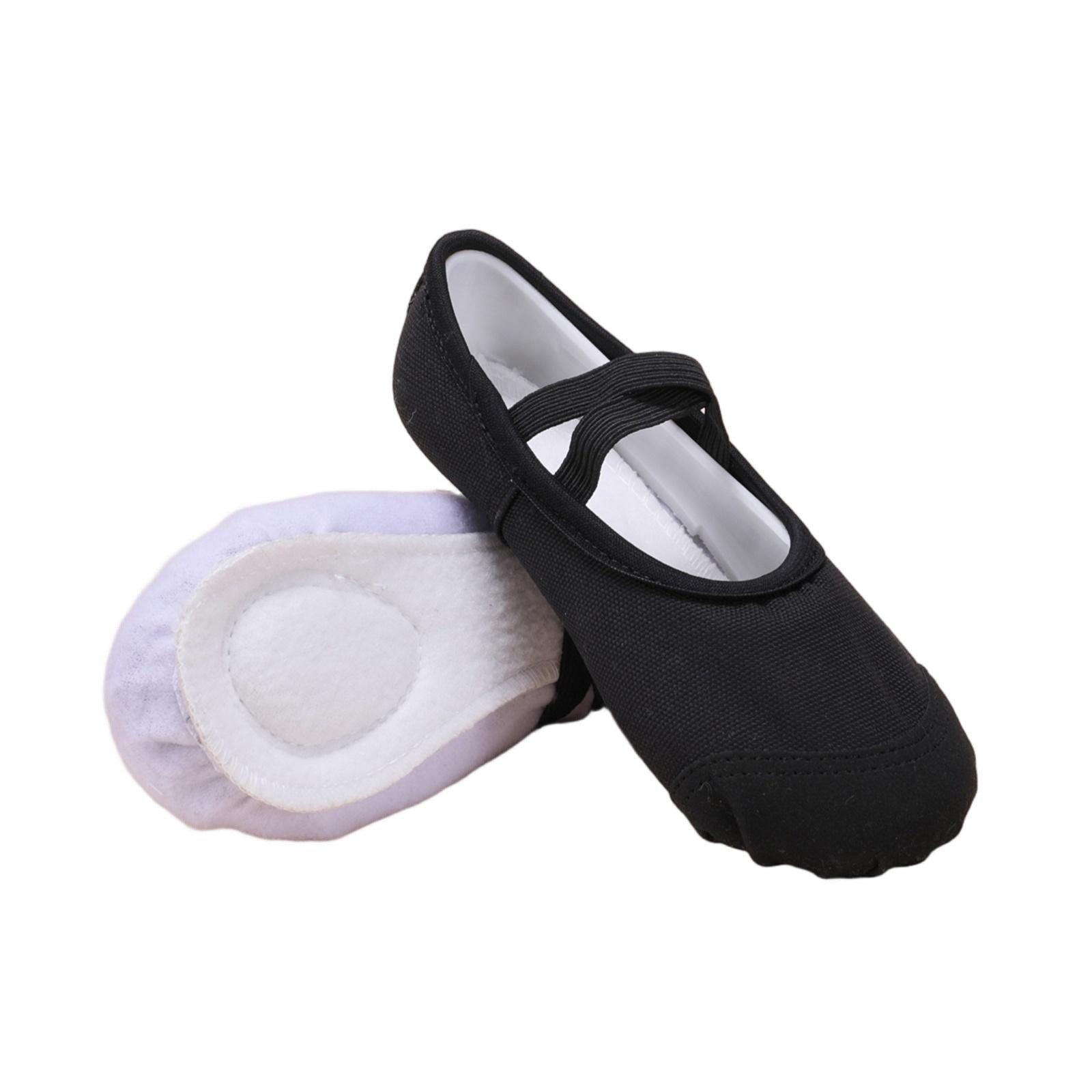 Black Soft Sole Class Shoes For Girls, Ideal For Studio Training And ...