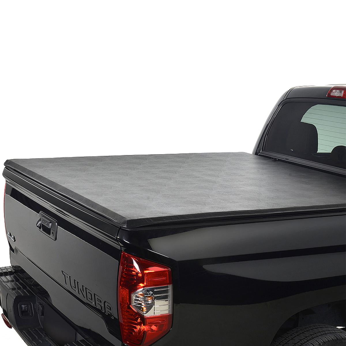 Black Soft Vinyl Lock & Roll-Up Tonneau Cover Assembly Fit 07-13 Tundra ...