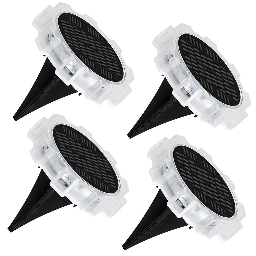 Black Solar Powered LED Weather Resistant IP65 Path Light, 10LM Dusk to ...