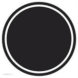 Black Solid Color Circle Gift Labels, 40-Pack - Walmart.com