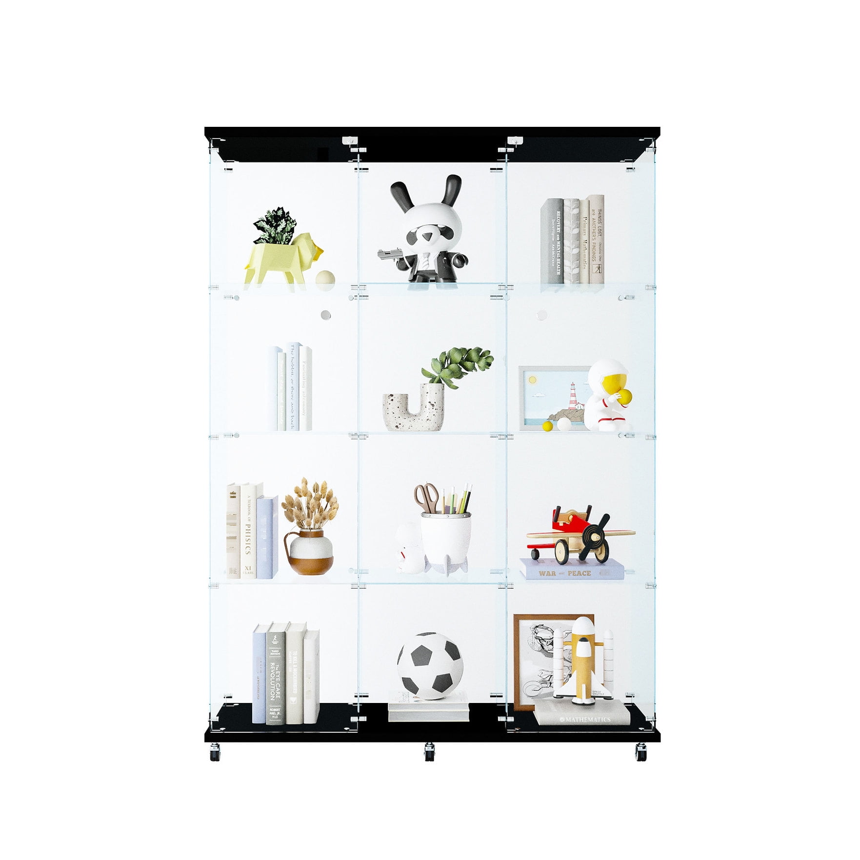 Black Solid Wood Cover - Sturdy Structure - Hallway - Display ...
