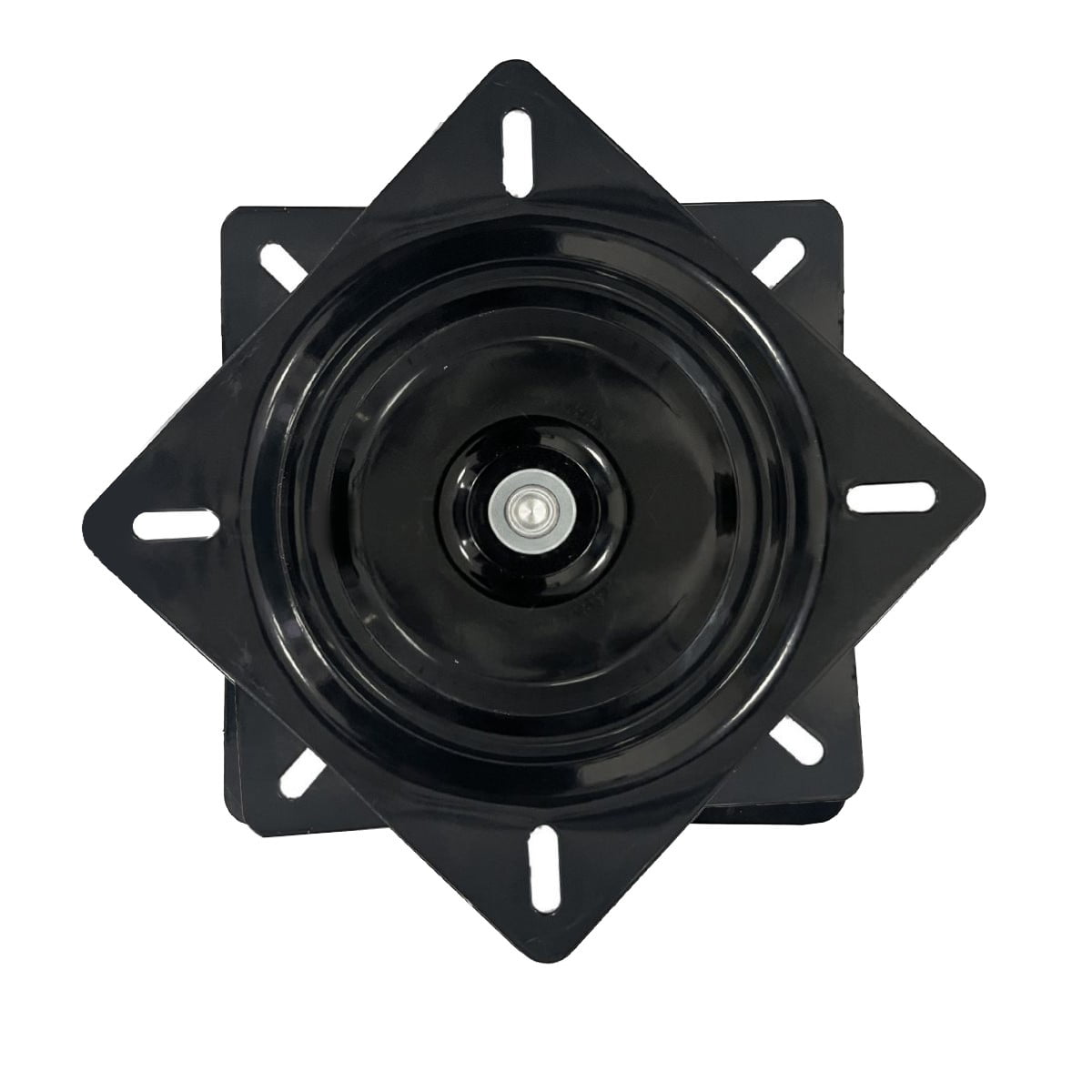 Black Solid for 360 Degree Rotating Painted Square Iron Turntable Chair ...