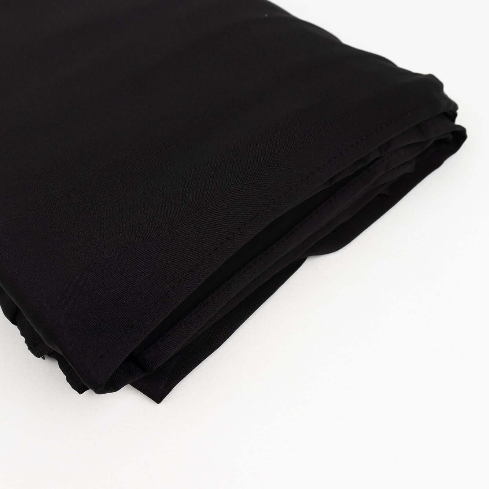 Black Spandex 4-Way Stretch Fabric Bolt, DIY Craft Fabric Roll - 60"x10 ...